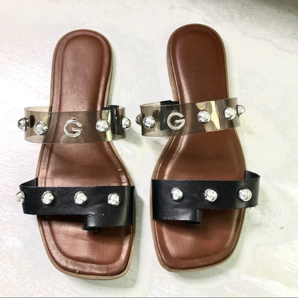 G by Guess | Shoes | 32 G By Guess Slide On Flat Sandals | Poshmark